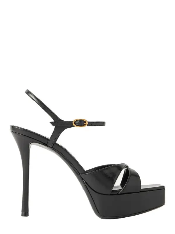 Saint Laurent Debbie Platform Sandals - Black