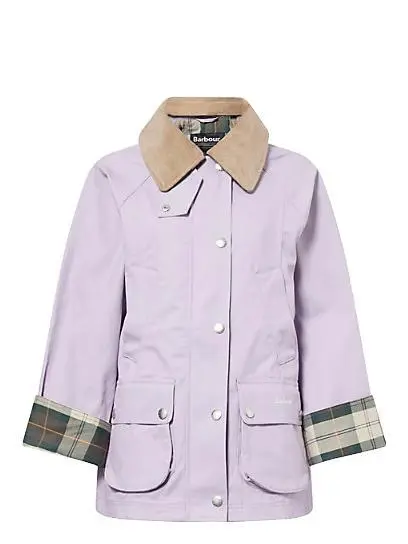 Barbour Modern Beadnell Cotton Jacket - Heather Mist/timberwolf