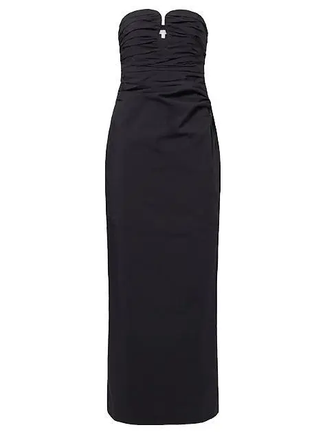 Shona Joy Campbell Strapless Maxi Dress - Black