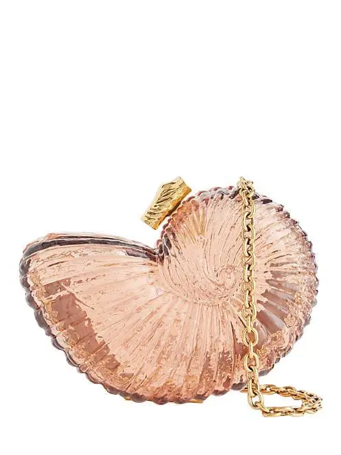 Chloé Sea Treasures Shell Minaudière - Woodrose