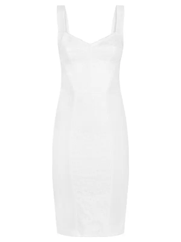 Dolce & Gabbana Corset Bustier Dress - White