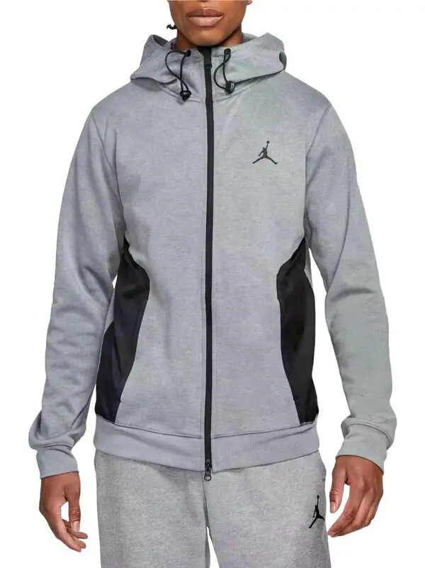 JORDAN Dri-fit Air Statement Full-zip Hoodie - Grey