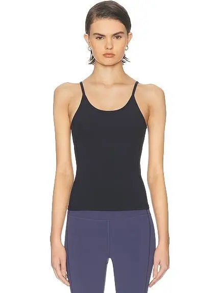 LEFT ON FRIDAY Barre Long Tank Top - Jet
