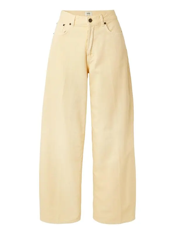 HAIKURE Bethany Mid-rise Wide-leg Jeans - Neutrals