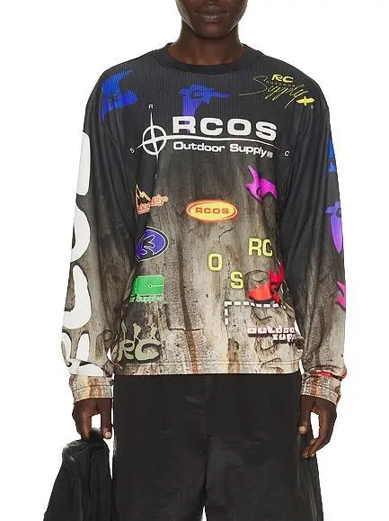 RC OUTDOOR SUPPLY Owens Jersey With Graphic Detail - Tree Bark