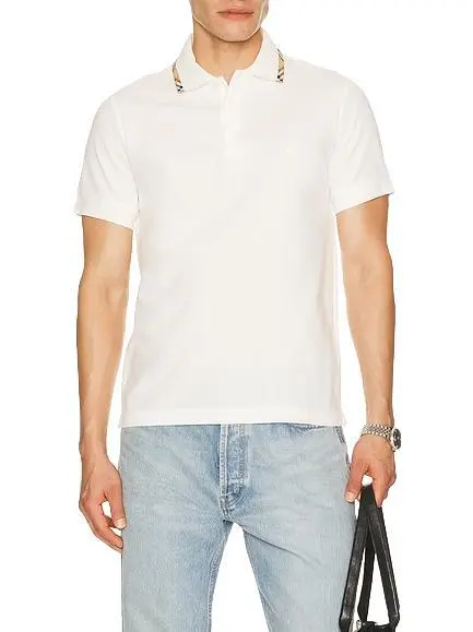 Burberry Eddie Polo - Chalk