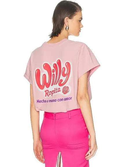 WILLY CHAVARRIA Bodysuit - Chicle