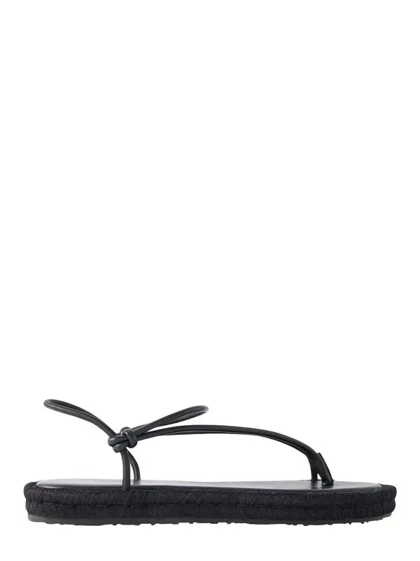 GIANVITO ROSSI Leather Sandals - Black