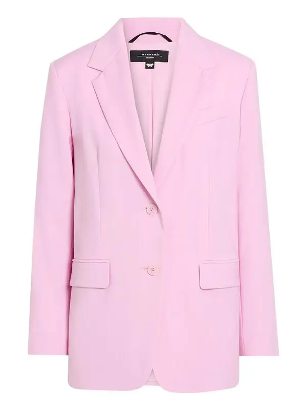 Max Mara Materia Wool Blazer - Baby Pink