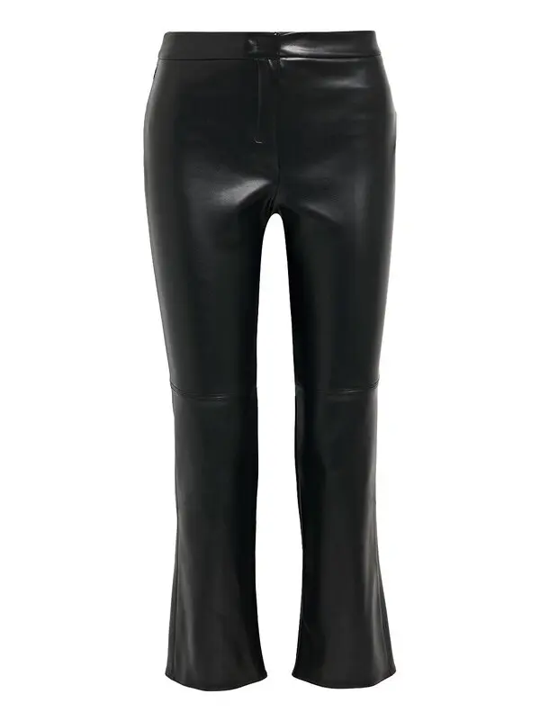 Max Mara Flared High-rise Pants - Black