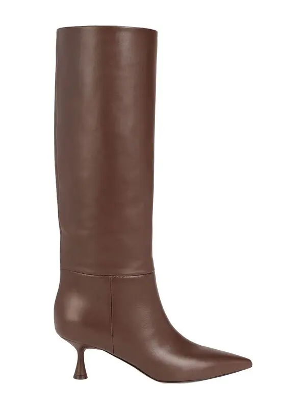 GIANVITO ROSSI Joyce Leather Knee Boots - Brown