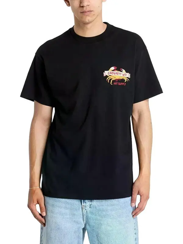Carhartt Work In Progress Crab Graphic Print T-shirt - Black