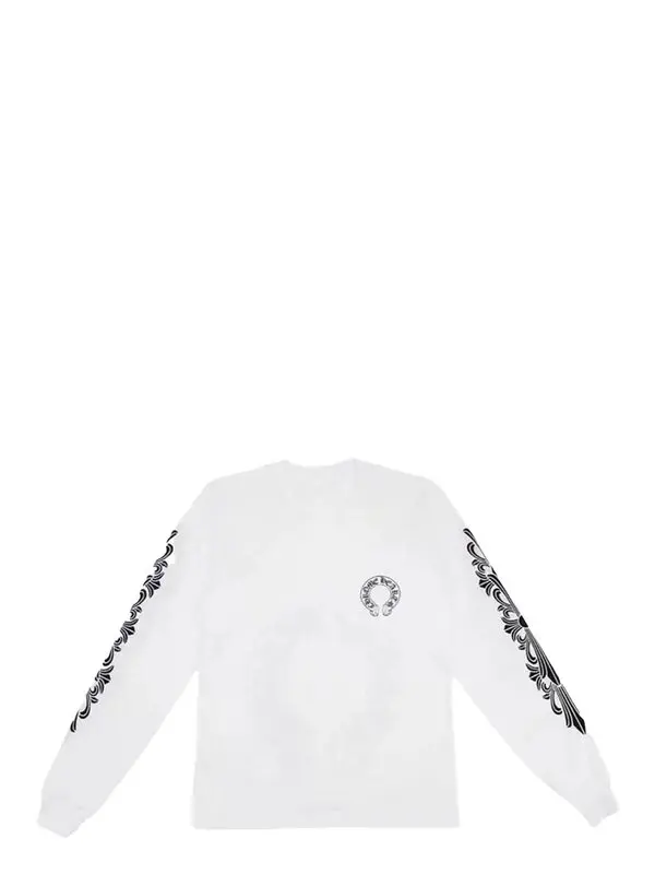 Chrome Hearts Floral Horseshoe T-shirt - White