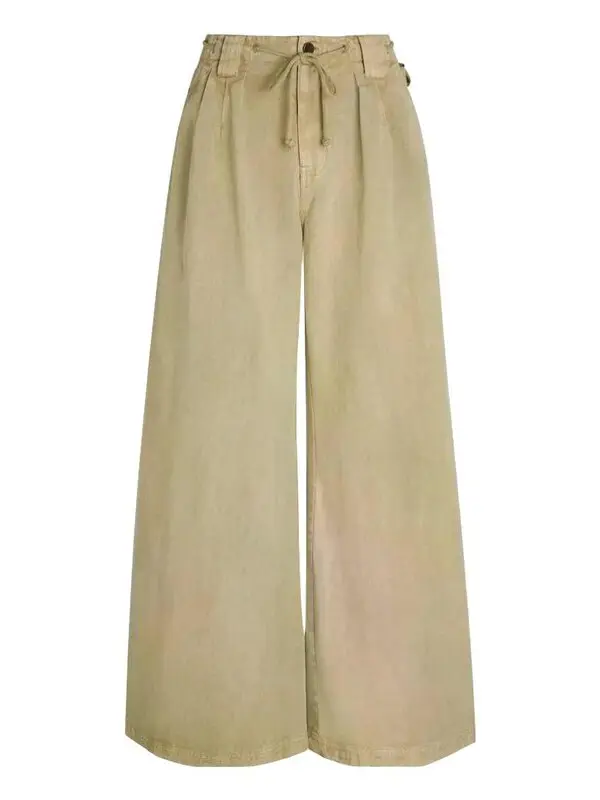 Free People Julien Drawstring Trousers - Neutrals
