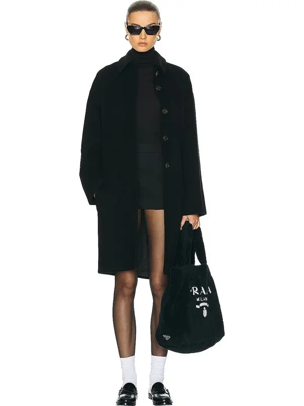 Prada Wool Coat - Black