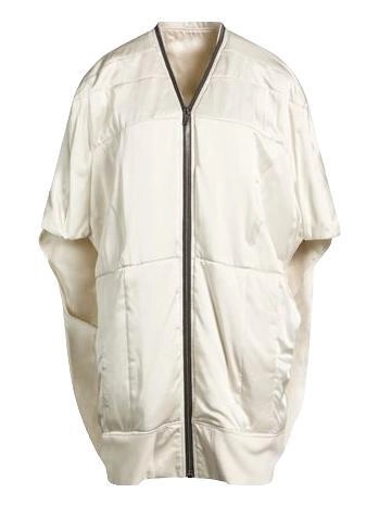 Rick Owens Acetate-viscose Bomber Jacket - Light Grey