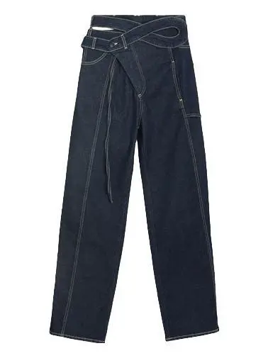 Ottolinger High-waisted Straight Leg Jeans - Blue