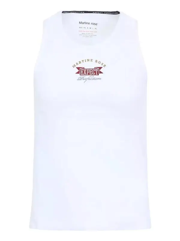 Martine Rose Logo-print Vest - White