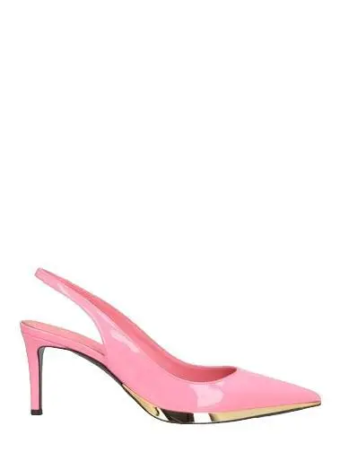 GIUSEPPE ZANOTTI Slingback Leather Pumps - Pink