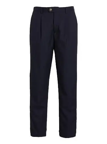 Brunello Cucinelli Tailored Virgin Wool Pants - Navy