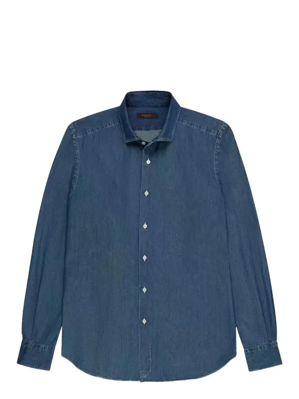 SLOWEAR Buttoned Denim Shirt - Blue