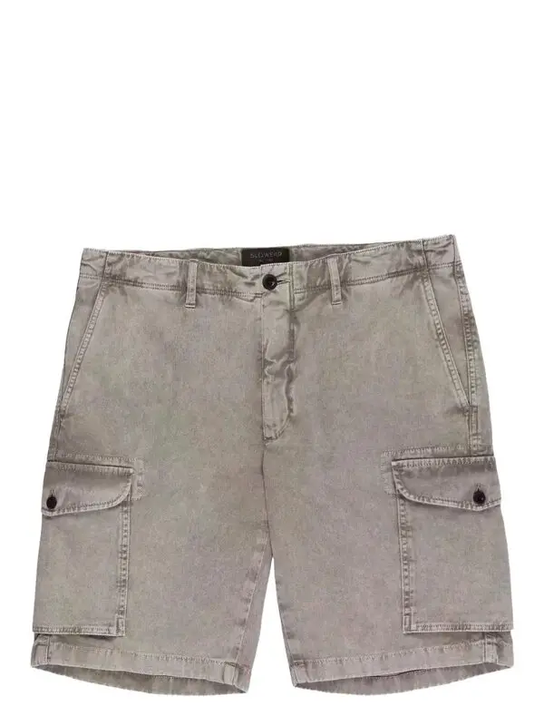 SLOWEAR Button Cargo Shorts - Green