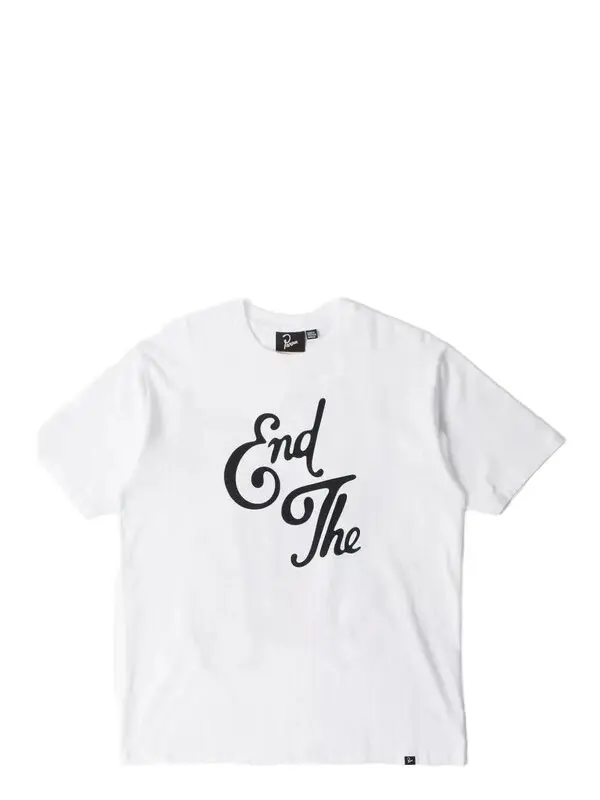 PARRA End The Loungechair Cotton T-shirt - White