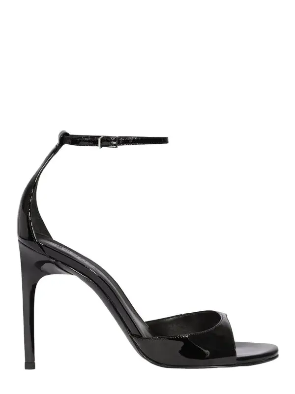 Schutz Ankle-strap Peep-toe Sandals - Black