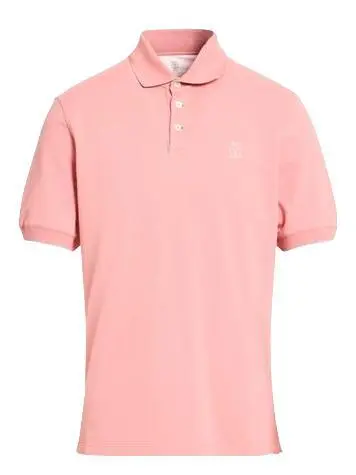 Brunello Cucinelli Polo Shirt Blush Size Cotton - Pink