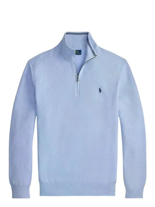 Polo Ralph Lauren Cotton Half-zip Sweater - Blue
