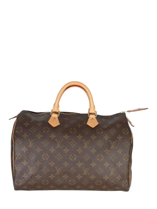 LOUIS VUITTON Monogram Canvas Speedy 35 - Brown