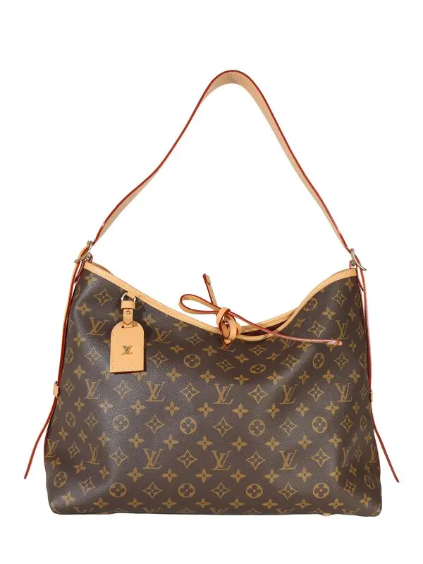 LOUIS VUITTON Monogram Canvas Carryall Mm - Brown