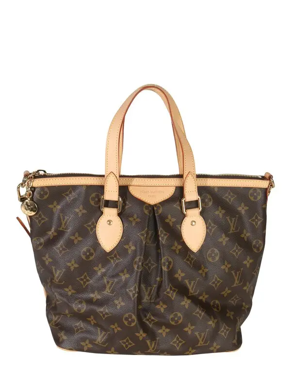 LOUIS VUITTON Monogram Canvas Palermo Pm - Brown