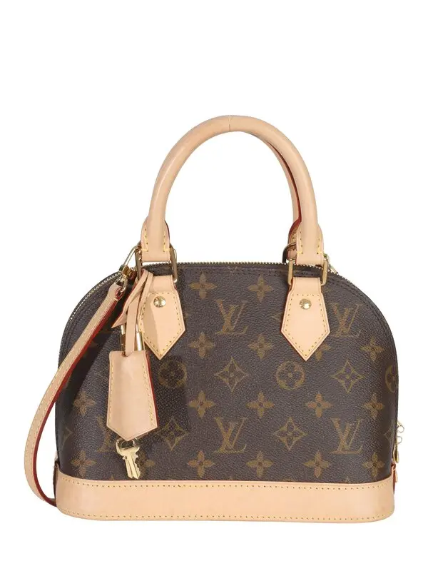 LOUIS VUITTON Monogram Canvas Alma Bb - Brown