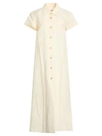 Khaite Maxi Shirt Dress - Beige