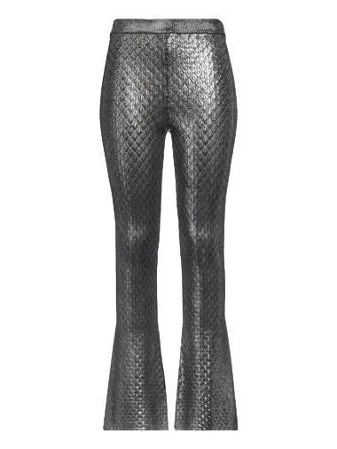 Rabanne Flared Knit Pants - Silver