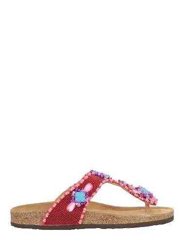 Malìparmi Thong Sandal Leather - Magenta