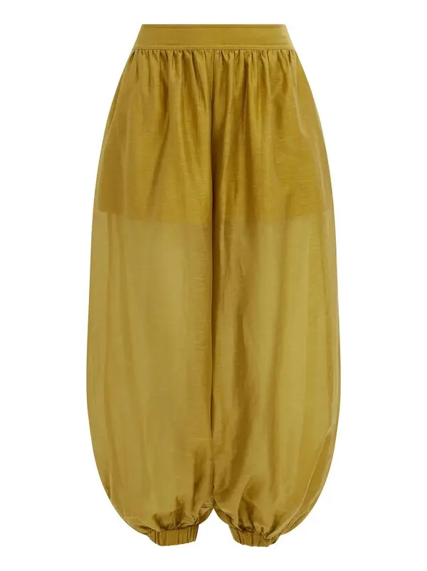 Aje Wide-leg Harem Pants - Olive