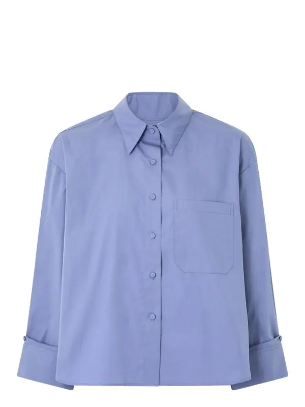 TWP Cotton-poplin Shirt - Blue