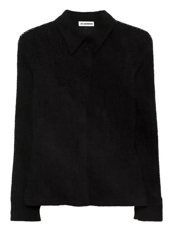 JIL SANDER Buttoned Shirt - Black