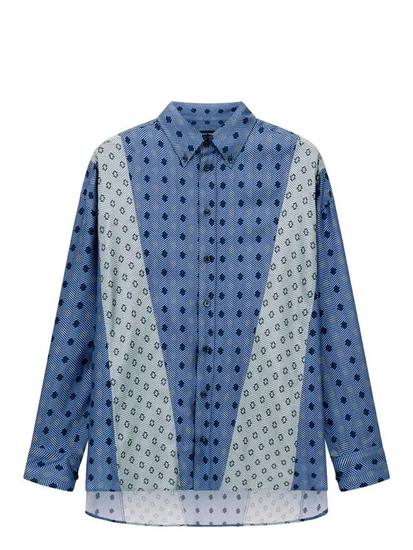 Giorgio Armani Pure Silk Twill Shirt - Patterned