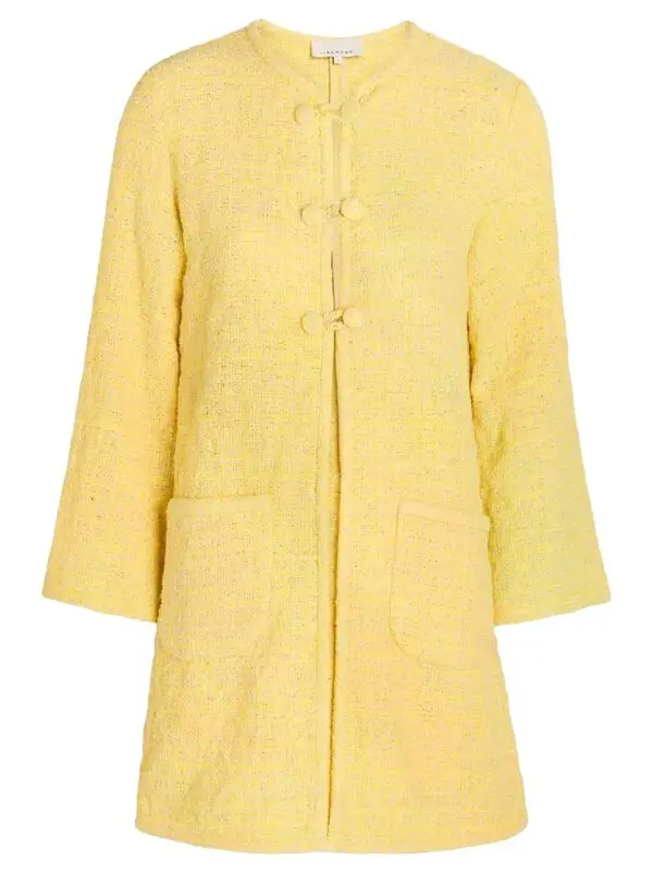 LIBEROWE Agnes Tweed Mini Dress - Yellow