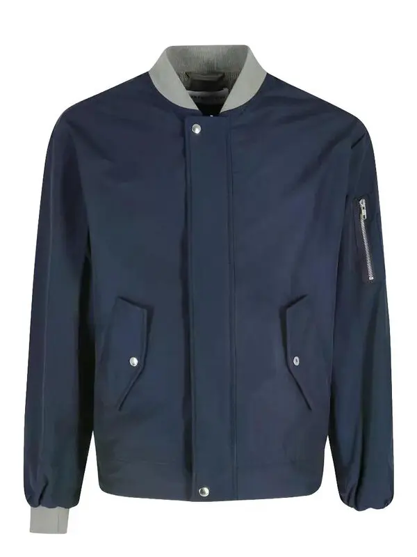 DEPARTMENT 5 Buttoned Bomber Jacket - Blue