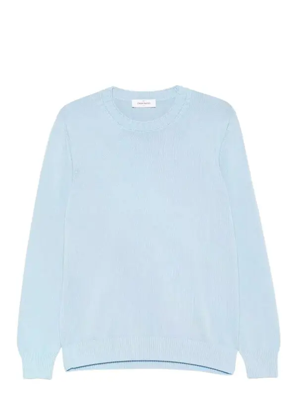 GRAN SASSO Long-sleeve Crew-neck Sweater - Blue