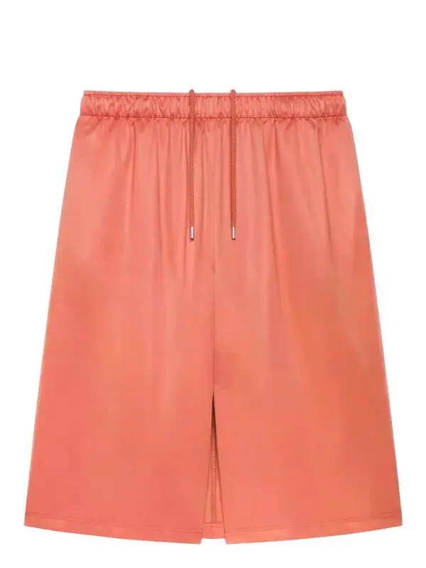 COURREGES Back-panel Shorts - Orange