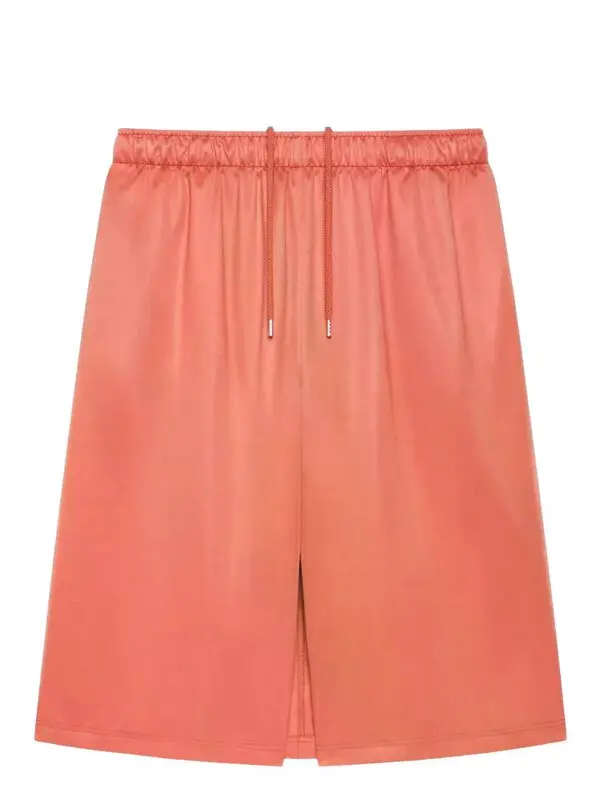 COURREGES Back-panel Shorts - Orange