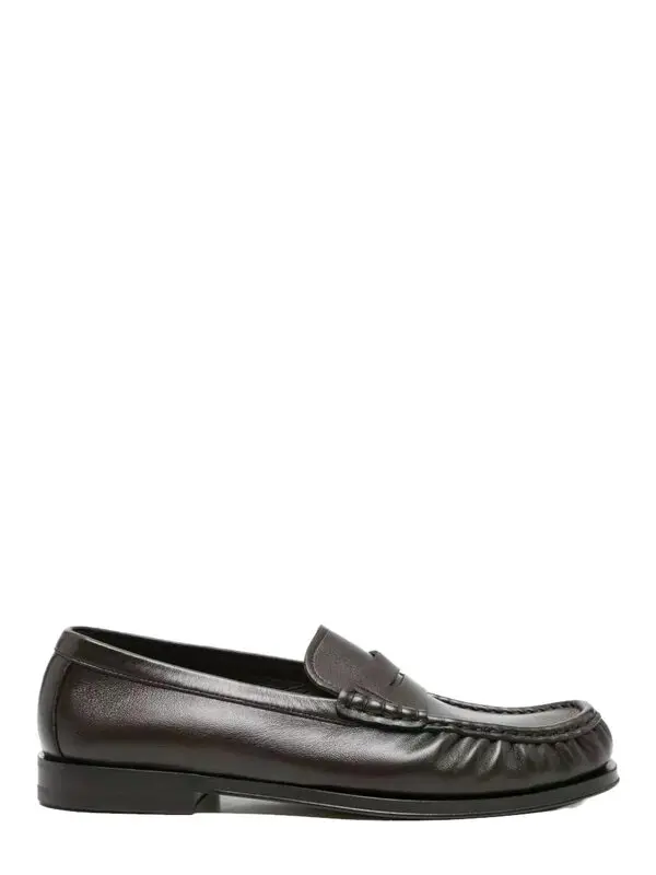 HENDERSON BARACCO Hugo Leather Loafers - Brown