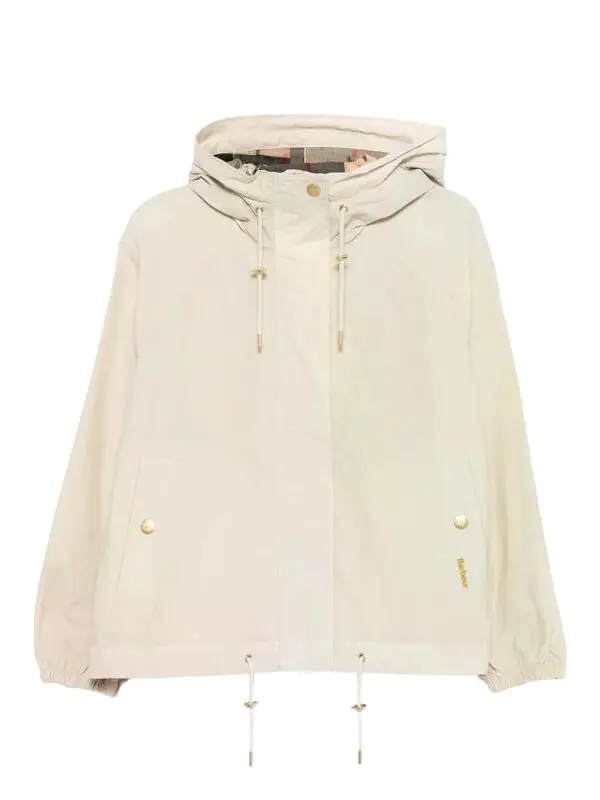 Barbour Zip-up Hooded Jacket - Neutrals