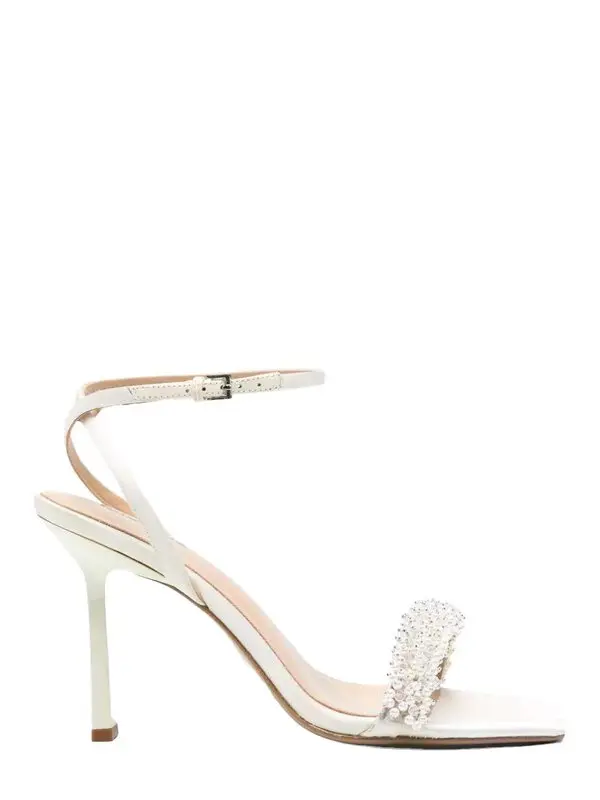 Lola Cruz Martina Embellished-strap Sandals - White