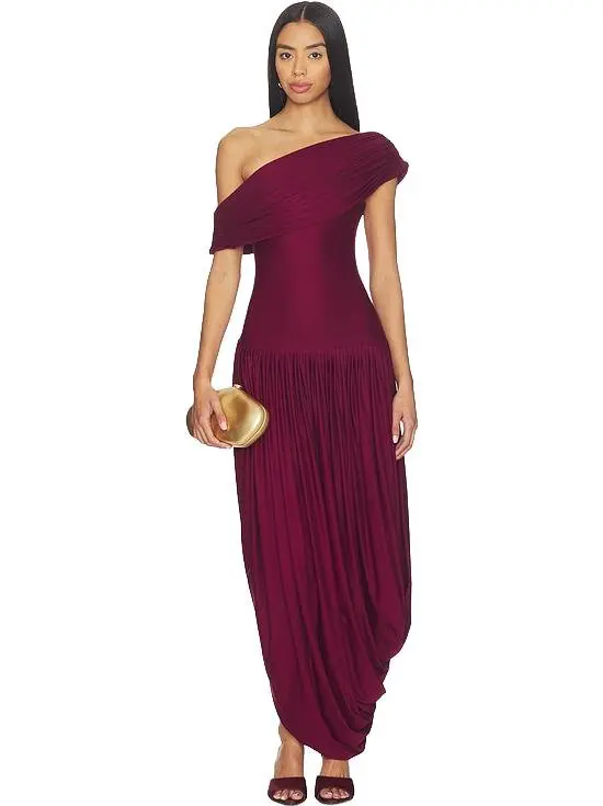 DEME BY GABRIELLA Cassidy Dress - Aubergine